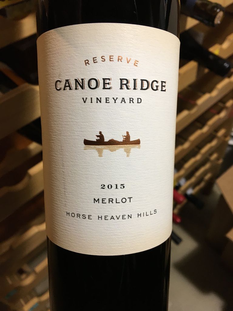 2015 Canoe Ridge Merlot, USA, Washington, Columbia Valley, Horse Heaven ...