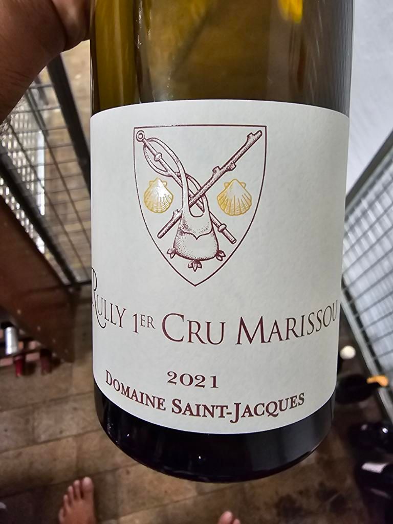 2021 Domaine Saint-Jacques Rully 1er Cru Marissou Blanc, France ...