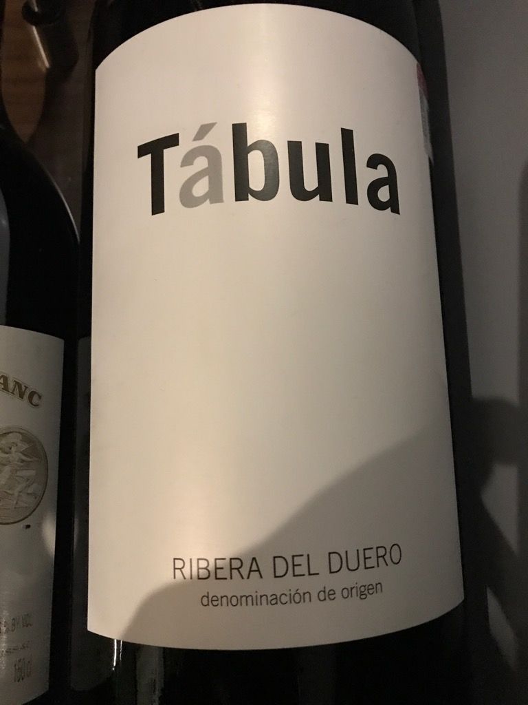 2011 Bodegas y Viñedos Tábula Ribera del Duero Gran Tabula, Spain ...