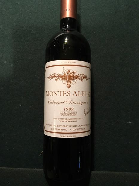 1999 Montes Alpha Merlot, Chile, Rapel Valley, Colchagua Valley ...