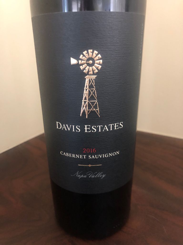 2016 Davis Estates Cabernet Sauvignon Napa Valley, USA, California ...