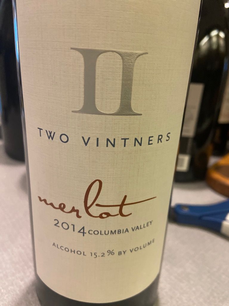 2014 Two Vintners Merlot, USA, Washington, Columbia Valley - CellarTracker