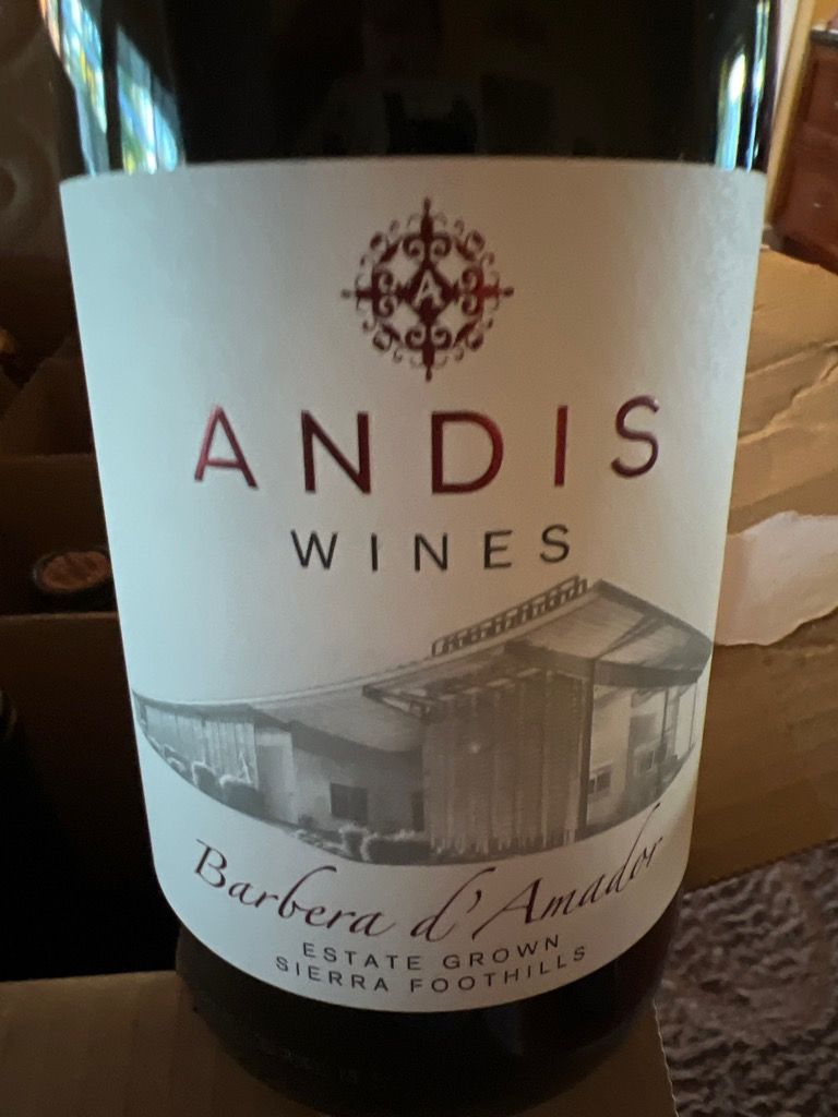 2018 Andis Wines Barbera d'Amador, USA, California, Sierra Foothills ...