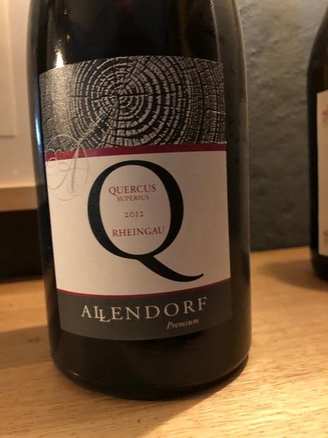 2009 Weingut Fritz Allendorf Pinot Noir Quercus Superior, Germany ...