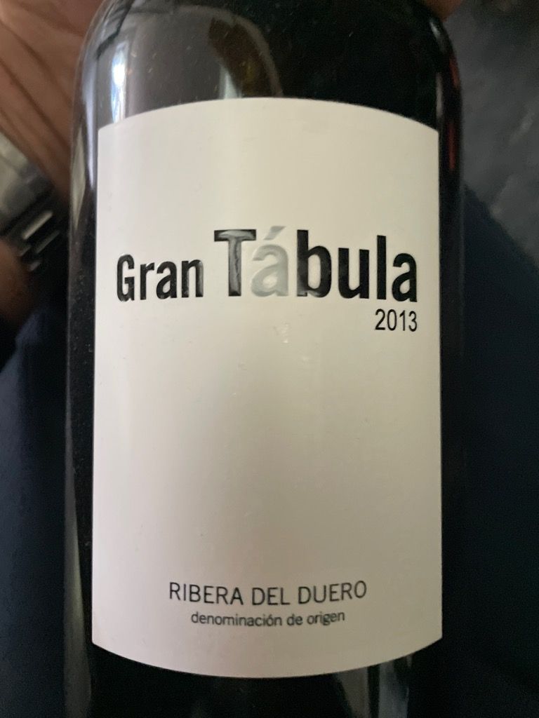 2015 Bodegas y Viñedos Tábula Ribera del Duero Gran Tabula, Spain ...