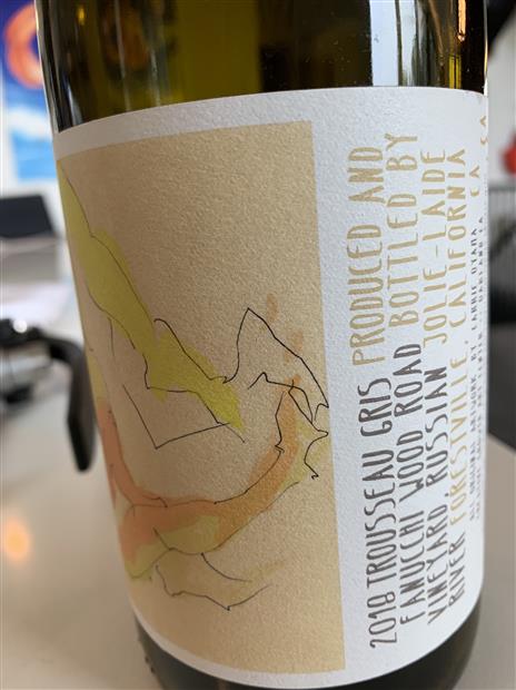 2018 Jolie-Laide Trousseau Gris Fanucchi Wood Road Vineyard, USA ...