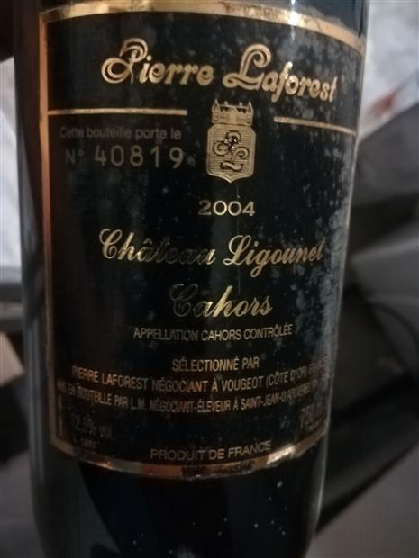 2019 Pierre Laforest Chateau Ligounet Cahors, France, Southwest France ...