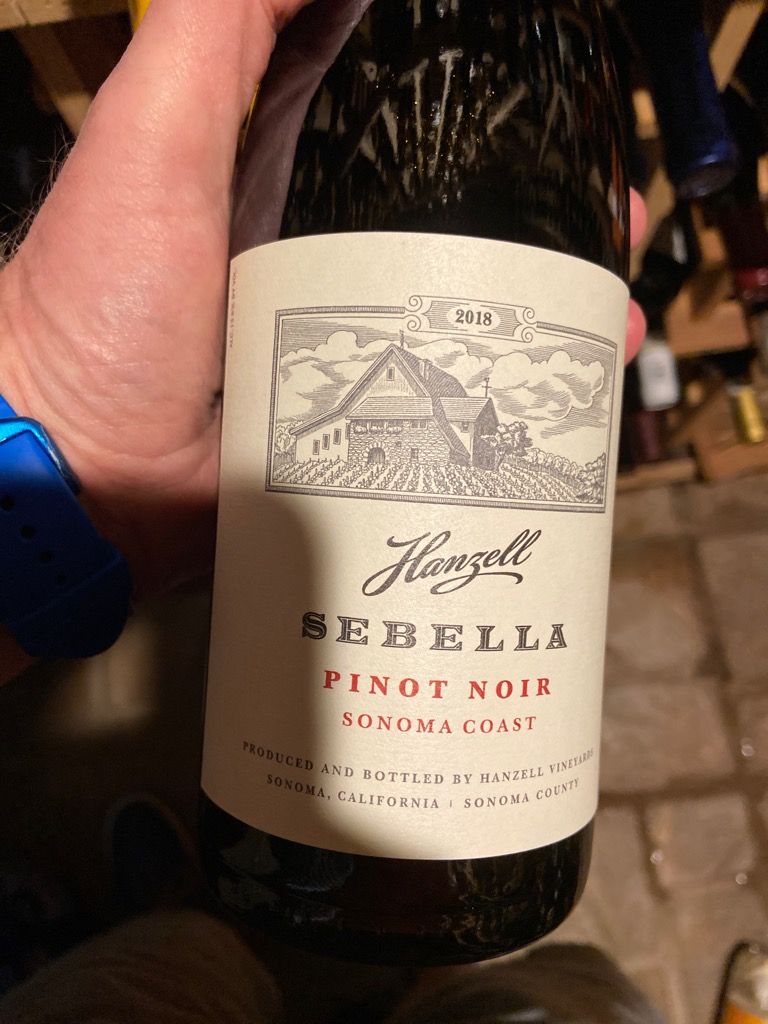 2018 Hanzell Pinot Noir Sebella, USA, California, Sonoma County, Sonoma ...