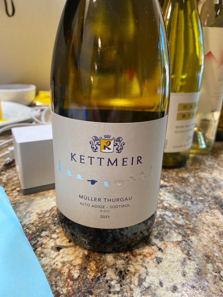 2022 Kettmeir Müller-Thurgau, Italy, Trentino-Alto Adige, Alto Adige ...