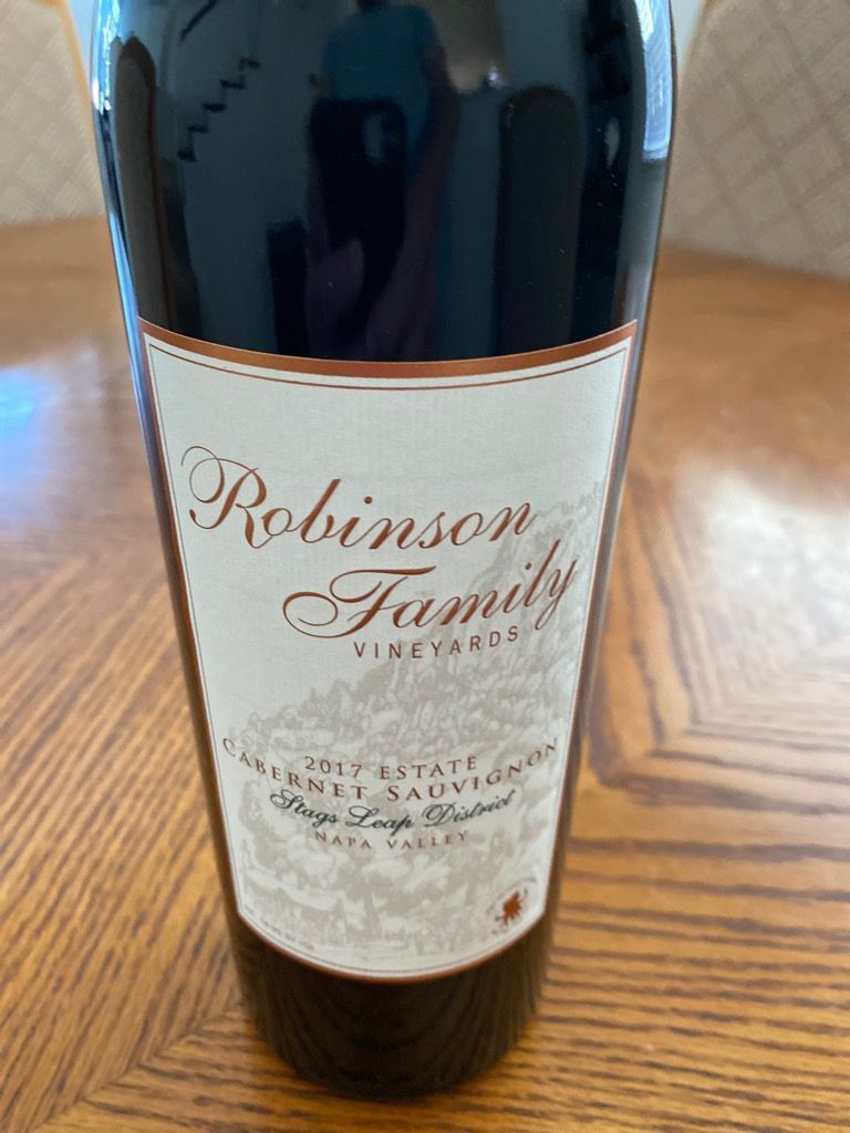 2017 Robinson Family Vineyards Cabernet Sauvignon, USA, California ...