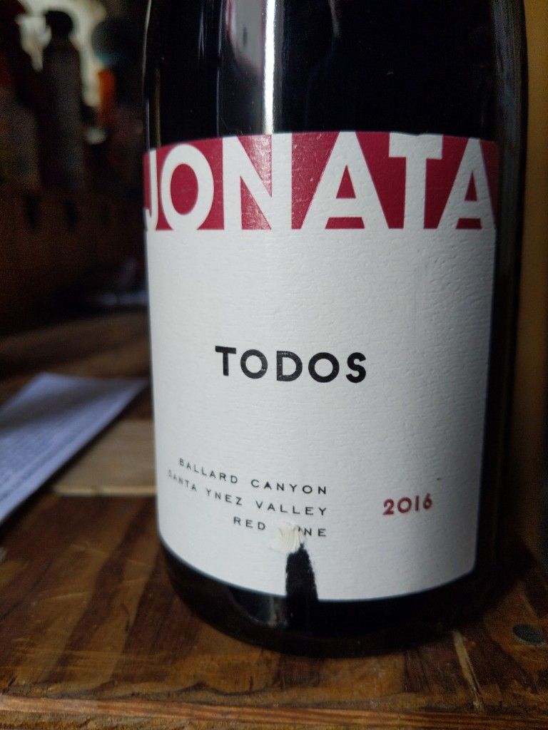 2016 Jonata Winery Todos, USA, California, Central Coast, Ballard ...