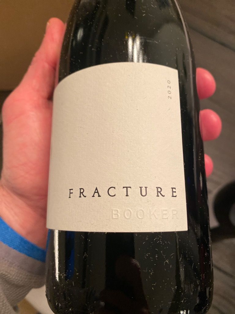 2020 Booker Vineyard Syrah Fracture, USA, California, Central Coast ...
