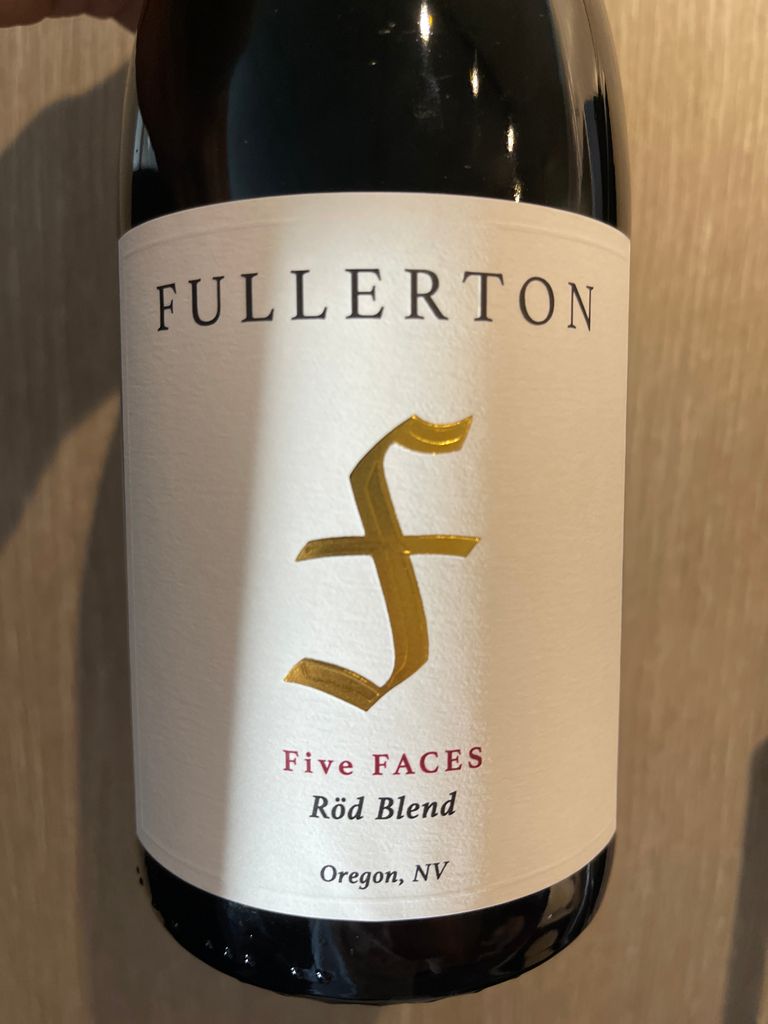 NV Fullerton Wines Five Faces Röd Blend, USA, Oregon - CellarTracker
