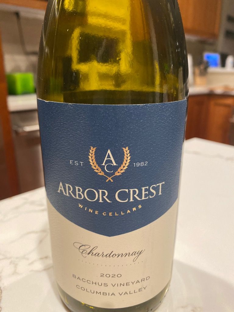 2020 Arbor Crest Chardonnay Bacchus Vineyard, USA, Washington, Columbia ...