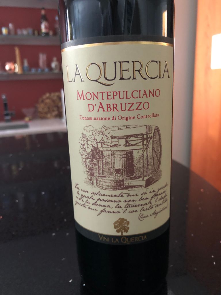 2017 La Quercia Montepulciano d'Abruzzo, Italy, Abruzzi, Montepulciano ...