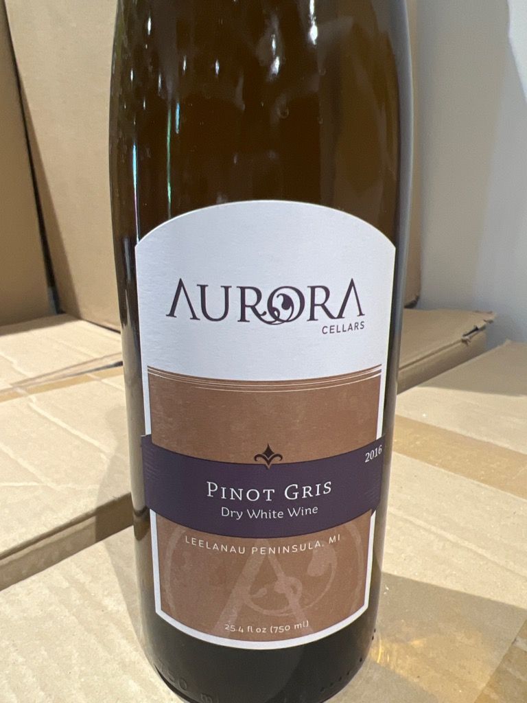 2016 Aurora Cellars Pinot Gris, USA, American - CellarTracker