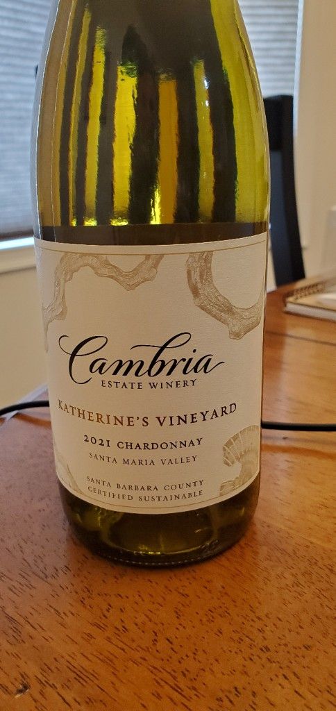 2021 Cambria Chardonnay Katherine's Vineyard, USA, California, Central ...