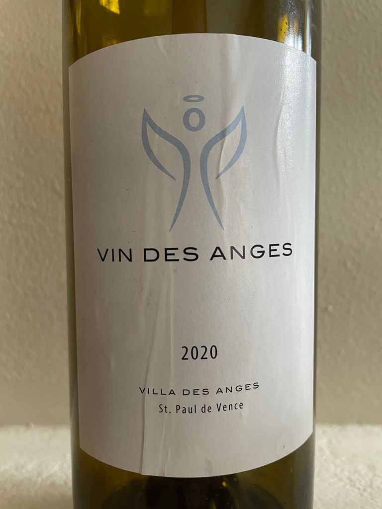 2020 Villa des Anges Vin des Anges St. Paul de Vence, France, Vin de ...