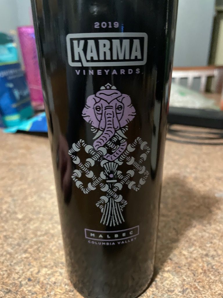 2019 Karma Vineyards Malbec, USA, Washington, Columbia Valley - CellarTracker