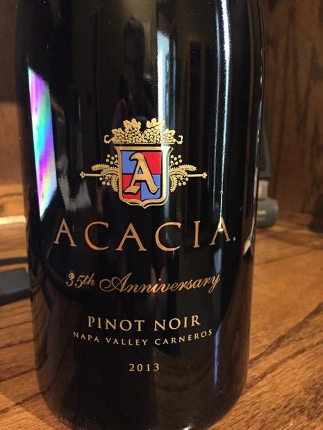 2013 Acacia Pinot Noir 35th Anniversary Lone Tree & Winery Lake Blend ...
