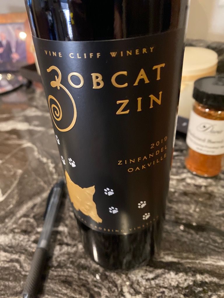 2019 Vine Cliff Winery Zinfandel Bobcat, USA, California, Napa Valley ...