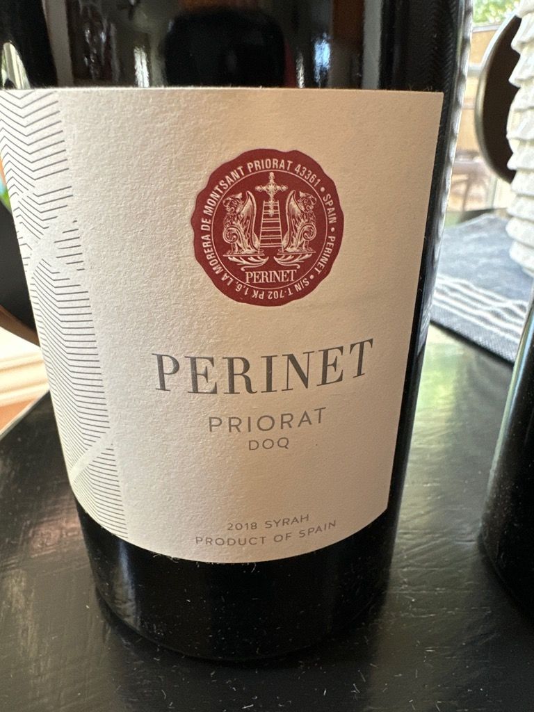 2018 Perinet Priorat Syrah, Spain, Catalunya, Priorat - CellarTracker