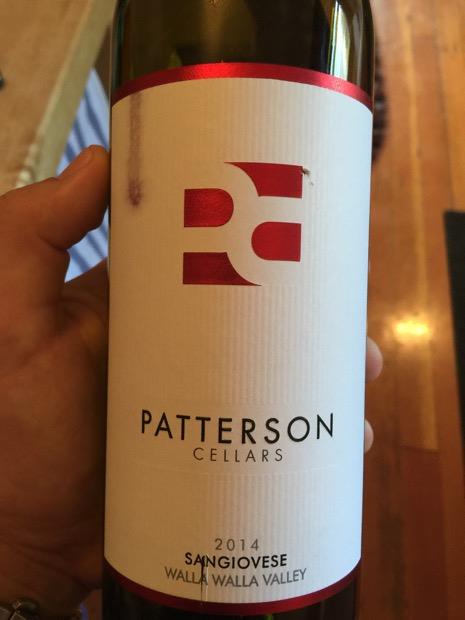 2014 Patterson Cellars Sangiovese Seven Hills and Boushey Vineyards ...