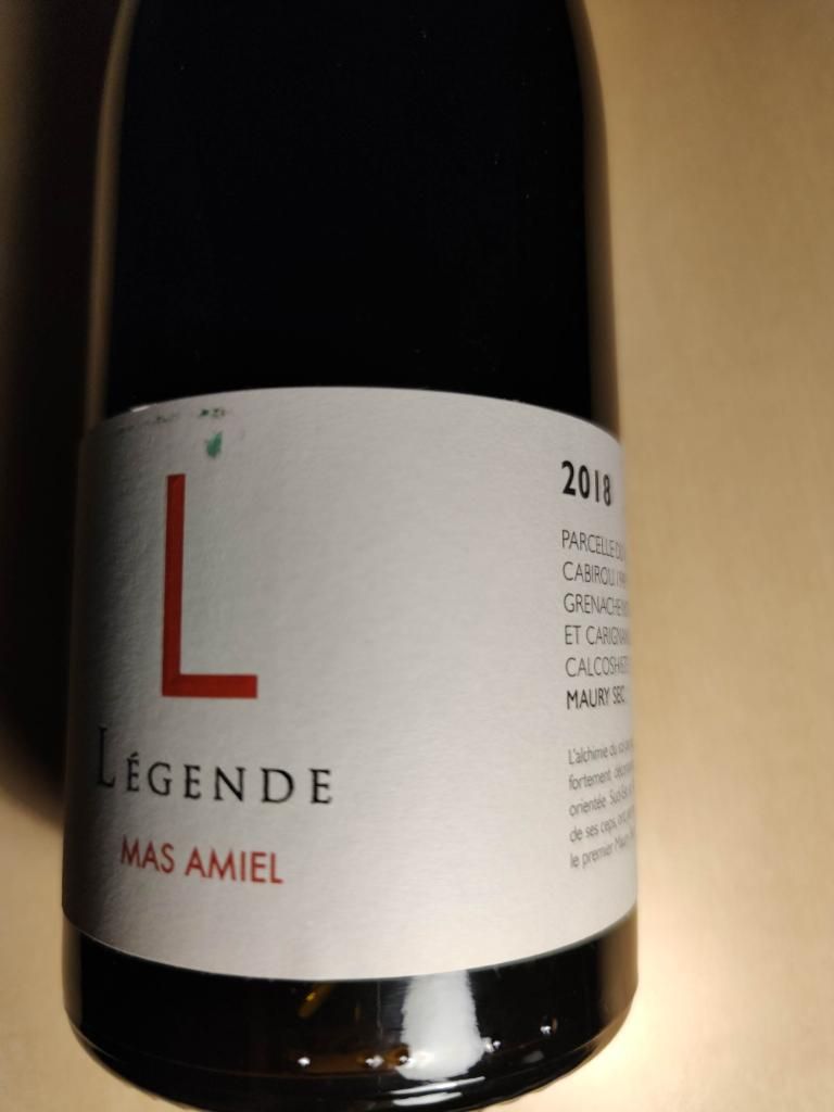 2020 Mas Amiel Maury Sec Légende, France, Languedoc Roussillon ...