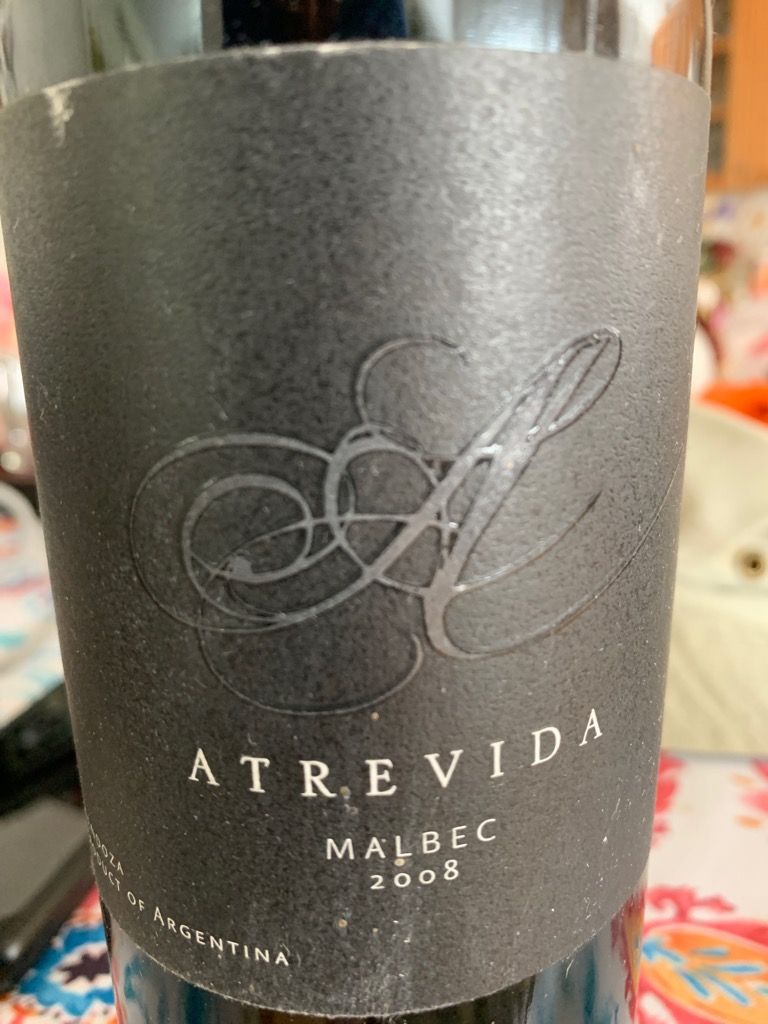 2008 Manos Negras Malbec Atrevida, Argentina, Mendoza, Valle de Uco ...