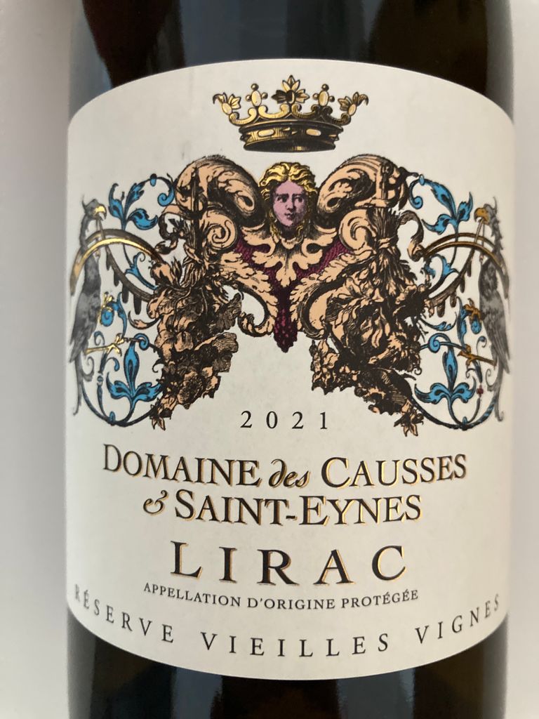 2021 Domaine des Causses et Saint Eynes Lirac Réserve Vieilles Vignes ...