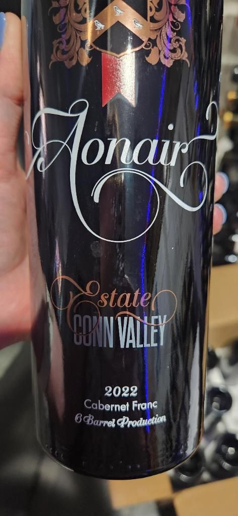 2022 Aonair Wines Cabernet Franc Estate Conn Valley, USA, California ...