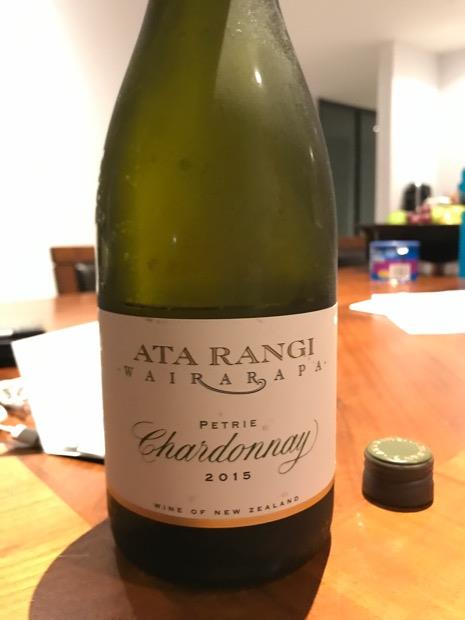 2015 Ata Rangi Chardonnay Petrie, New Zealand, North Island, Wairarapa ...