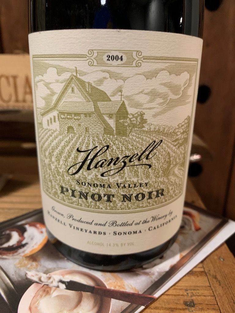 2004 Hanzell Pinot Noir Hanzell Farm The de Brye Selection, USA ...
