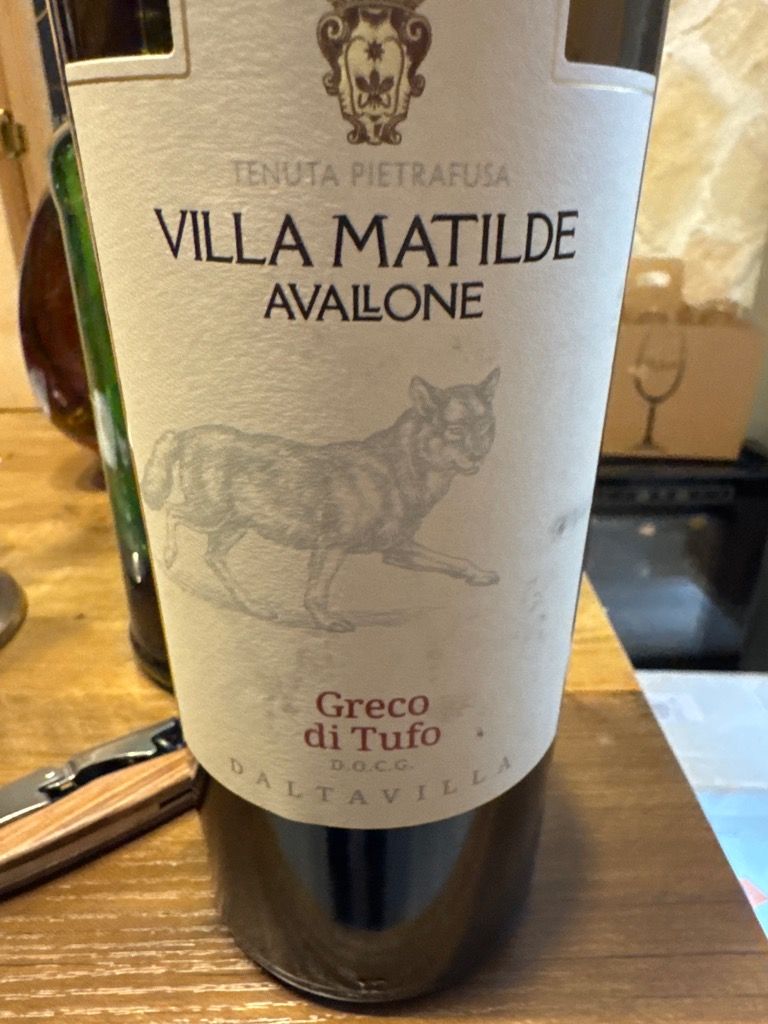 2023 Villa Matilde Greco di Tufo Daltavilla, Italy, Campania, Greco di ...