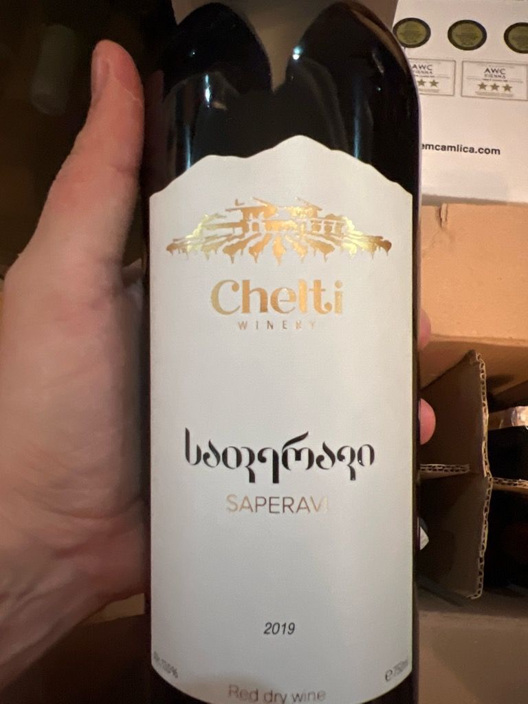 2019 Chelti Estate Winery Saperavi, Georgia, Kakheti, Kvareli - CellarTracker