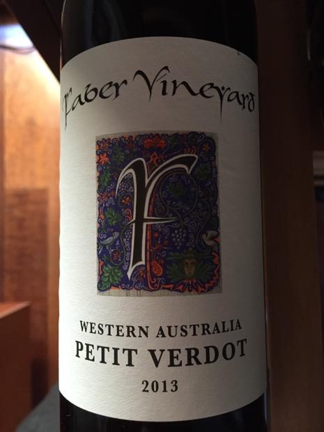 2014 Faber Vineyard Petit Verdot, Australia, Western Australia, Greater ...
