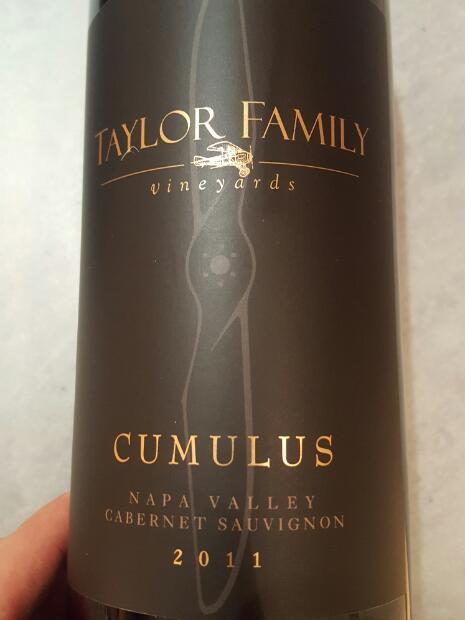 2011 Taylor Family Vineyards Cabernet Sauvignon Cumulus, USA ...