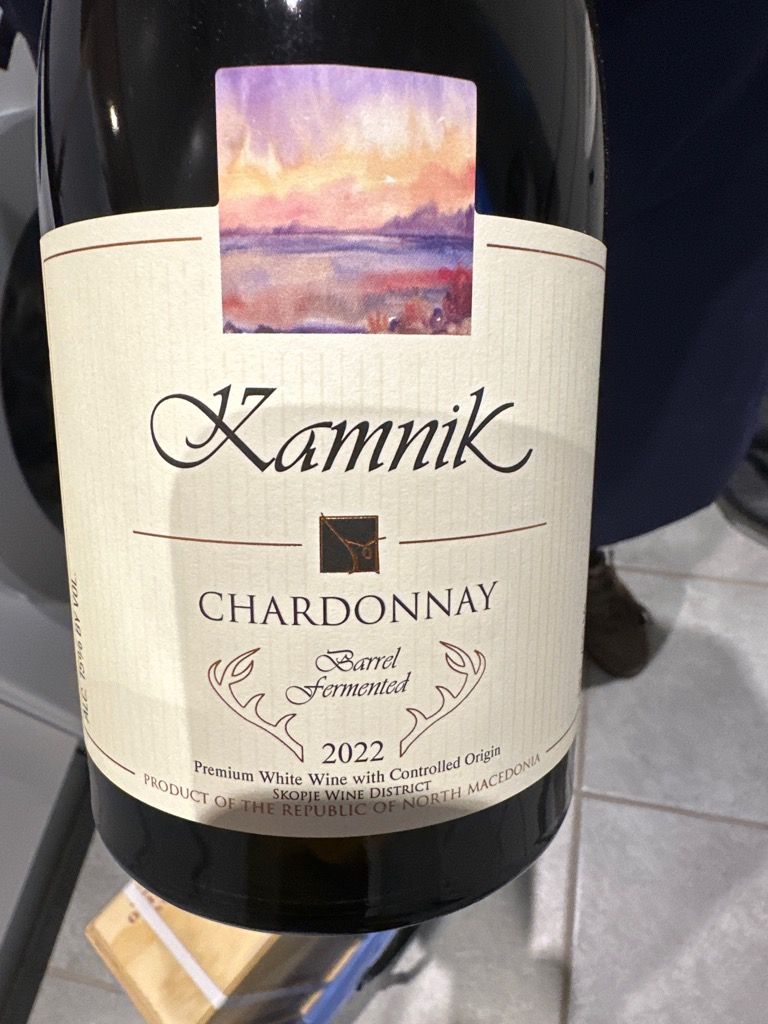 2022 Chateau Kamnik Chardonnay Barrel Fermented, North Macedonia ...