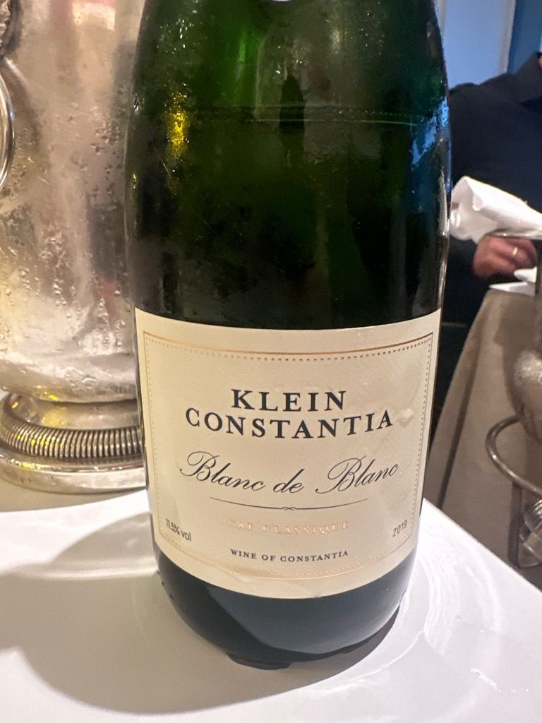 NV Klein Constantia Blanc de Blanc, South Africa, Coastal Region, Cape ...
