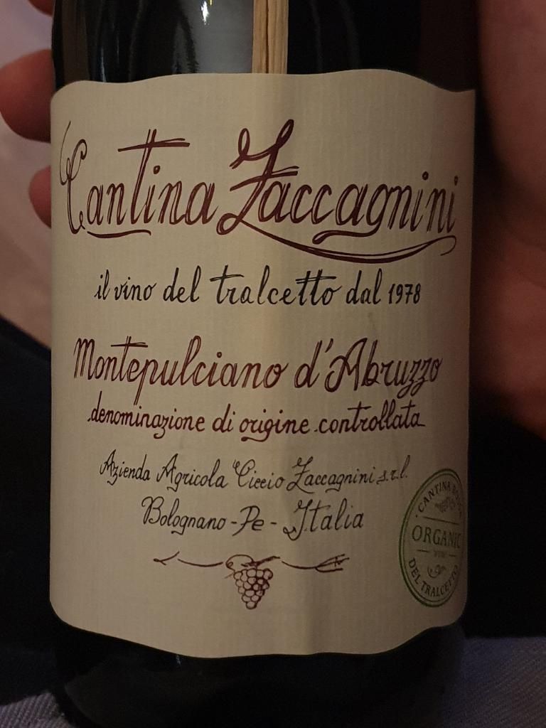 2020 Cantina Zaccagnini Montepulciano d'Abruzzo Il Vino dal Tralcetto ...