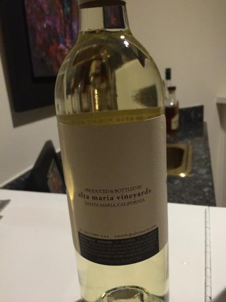 2013 Alta Maria Sauvignon Blanc, USA, California, Central Coast, Santa ...