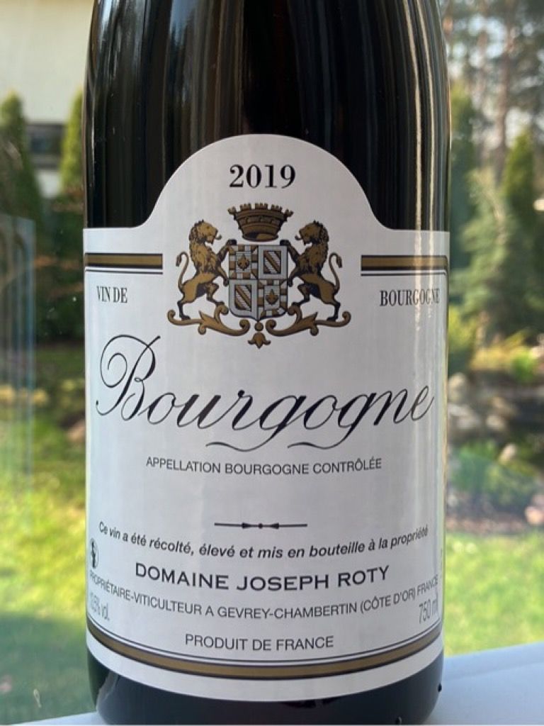 2019 Domaine Joseph Roty Bourgogne, France, Burgundy, Bourgogne ...