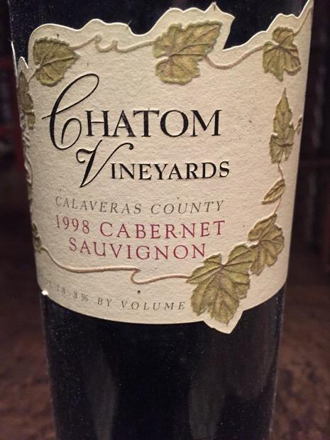 2000 Chatom Winery Cabernet Sauvignon, USA, California, Sierra ...