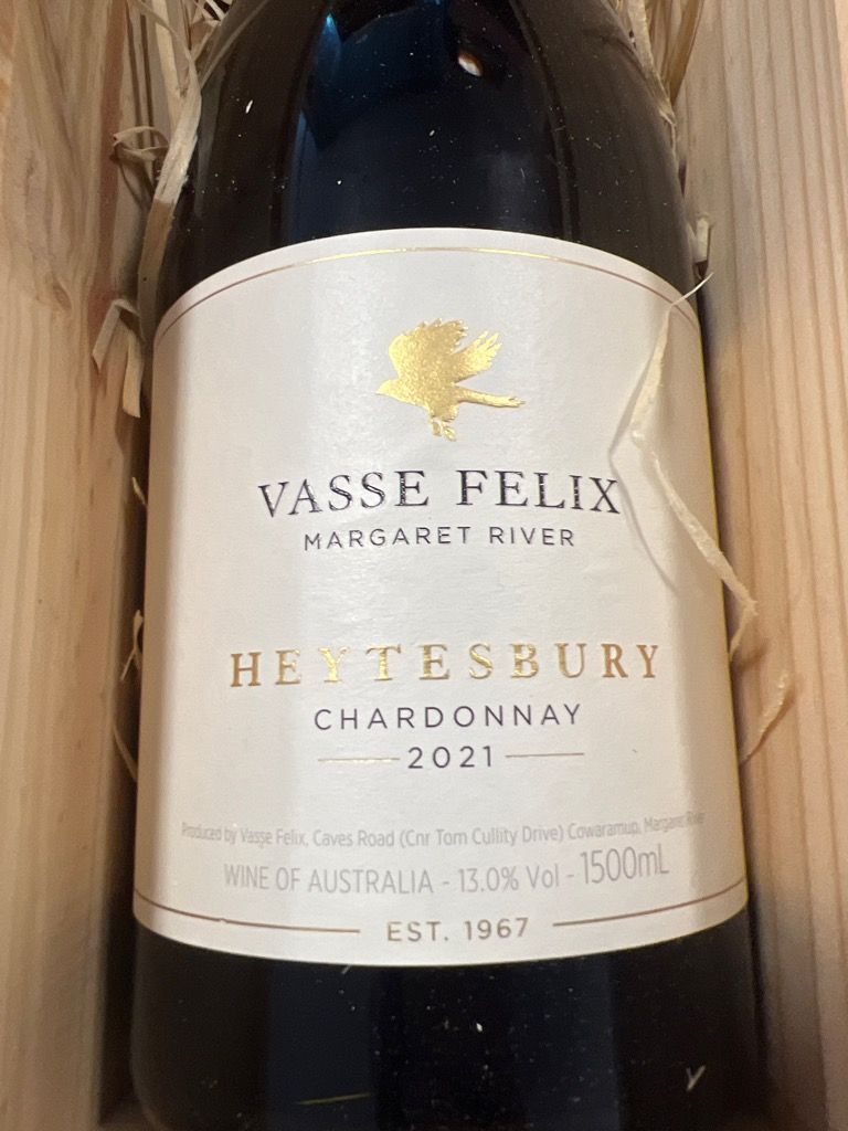 2021 Vasse Felix Chardonnay Heytesbury, Australia, Western Australia ...