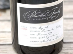 2012 Palumbo Family Syrah, USA, California, South Coast, Temecula ...