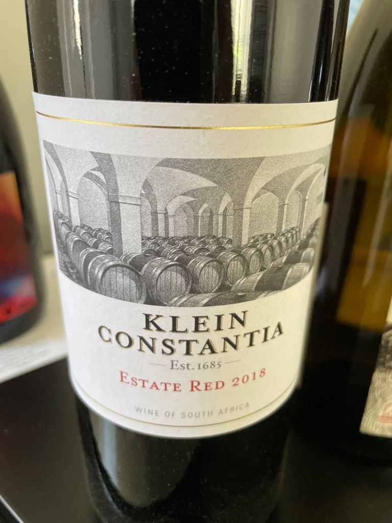 2019 Klein Constantia Estate Red Blend, South Africa, Coastal Region ...