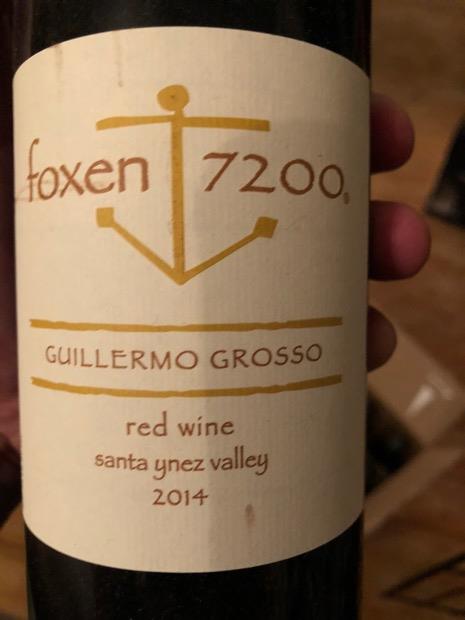 2014 Foxen 7200 Guillermo Grosso, USA, California, Central Coast, Santa ...