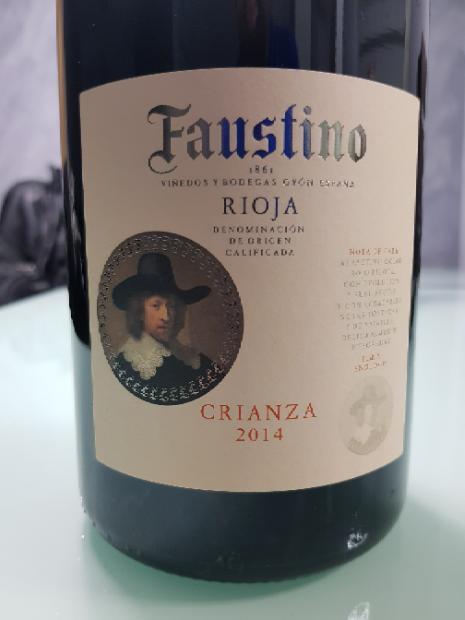 2014 Faustino Rioja Crianza, Spain, La Rioja, Rioja - CellarTracker