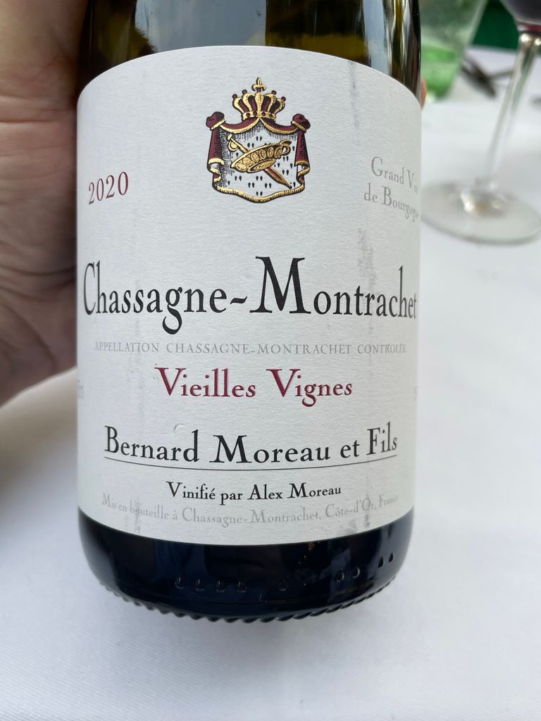 2020 Domaine Bernard Moreau et Fils Chassagne-Montrachet Rouge Vieilles ...
