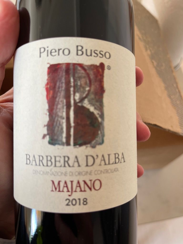 2018 Piero Busso Barbera d'Alba Majano, Italy, Piedmont, Alba, Barbera ...